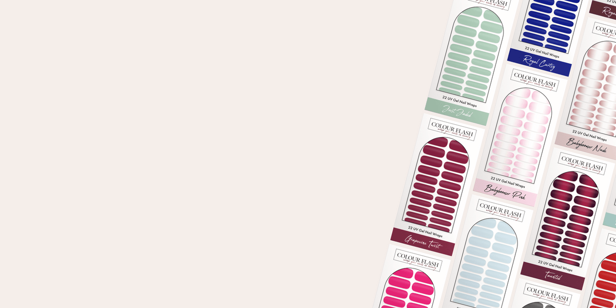 Nail Wraps from Colour Flash - self-adhesive Nail Wraps