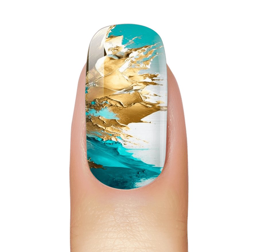 Painted Nails Nail Art New Wear Armor Hand Painted European And